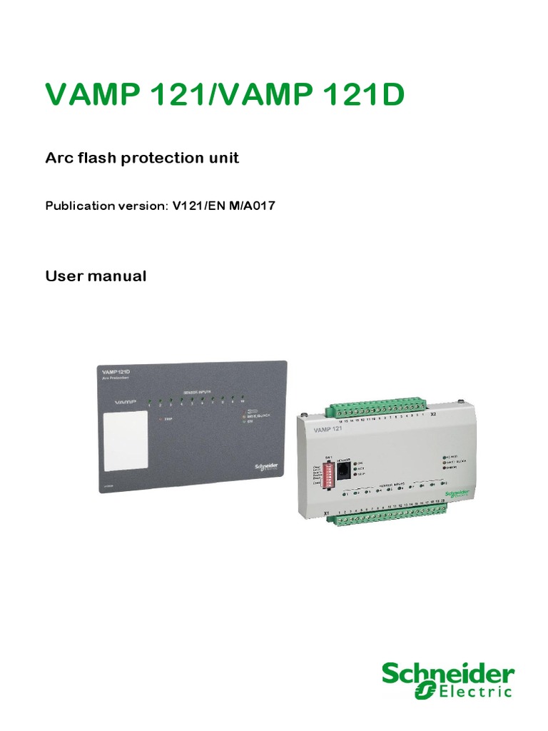 VAMP 121/VAMP 121D: Arc Flash Protection Unit | PDF | Relay | Switch