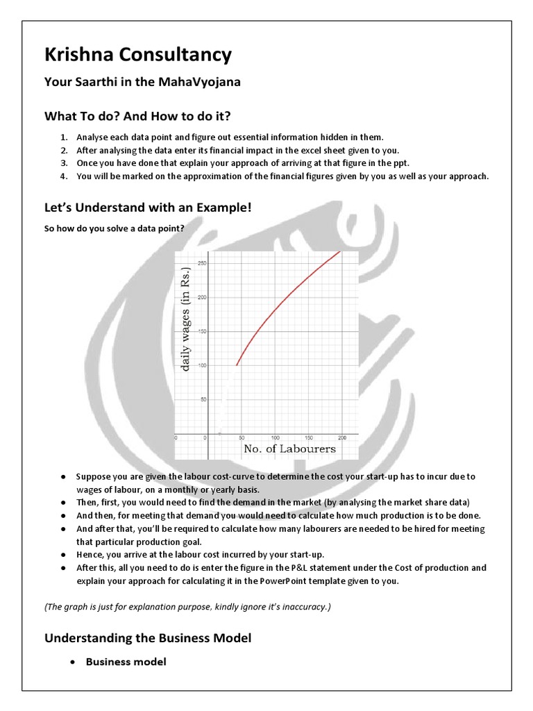 Krishna Consultancy - GUIDE | PDF | Average Cost | Business Model