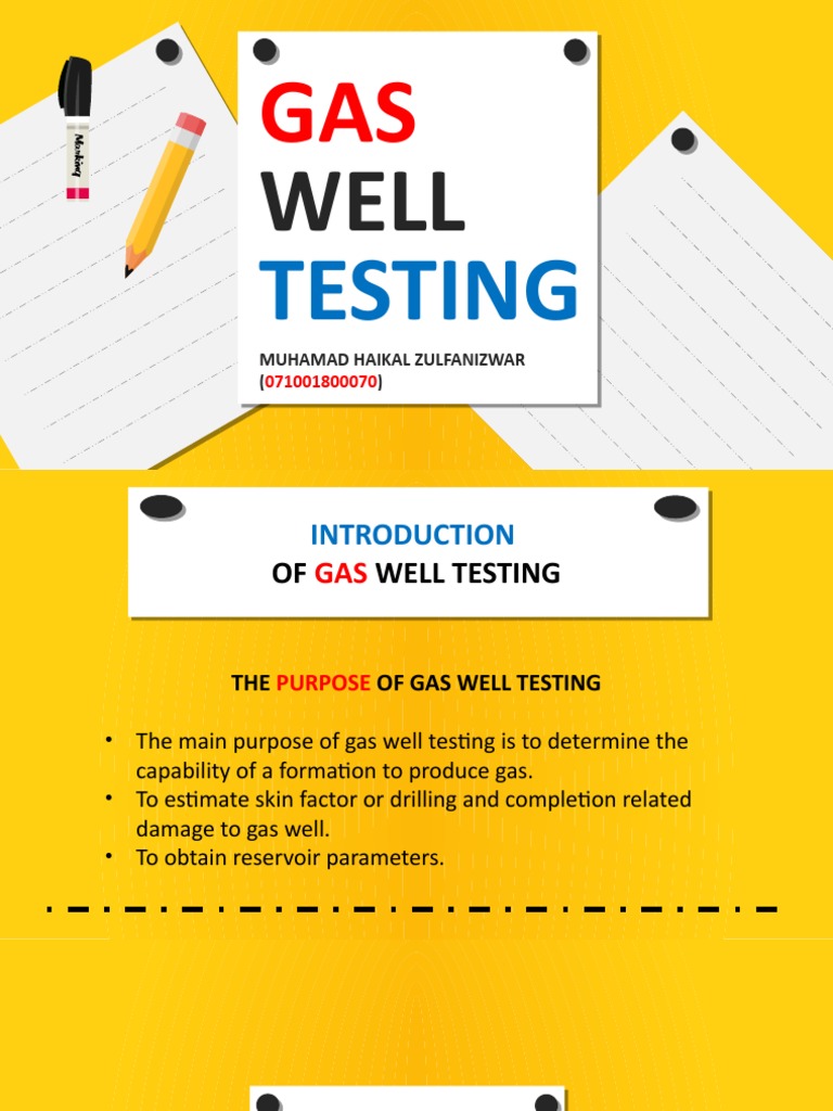 Tugas PPT Gas Well Testing | PDF | Fluid Dynamics | Gases