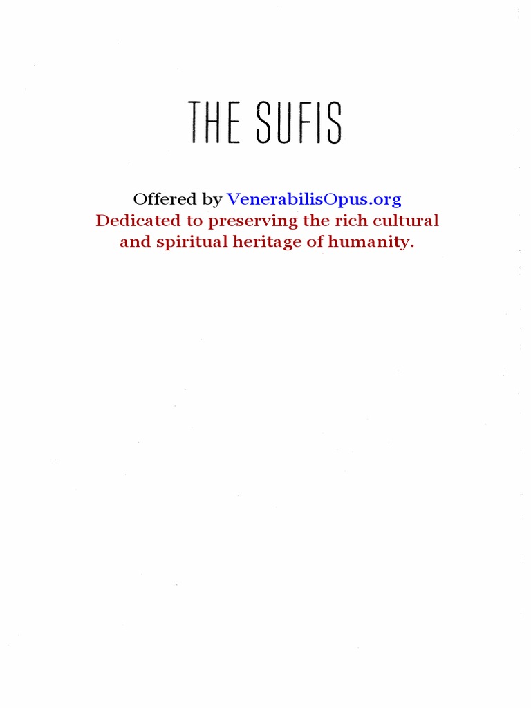 The Sufis by Idries Shah PDF | PDF