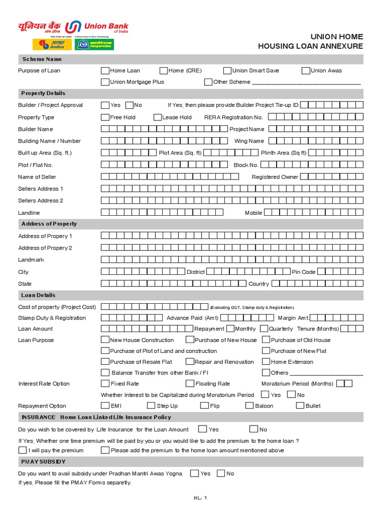RBD - HOUSING Loan Annexure | PDF | Banks | Mortgage Loan