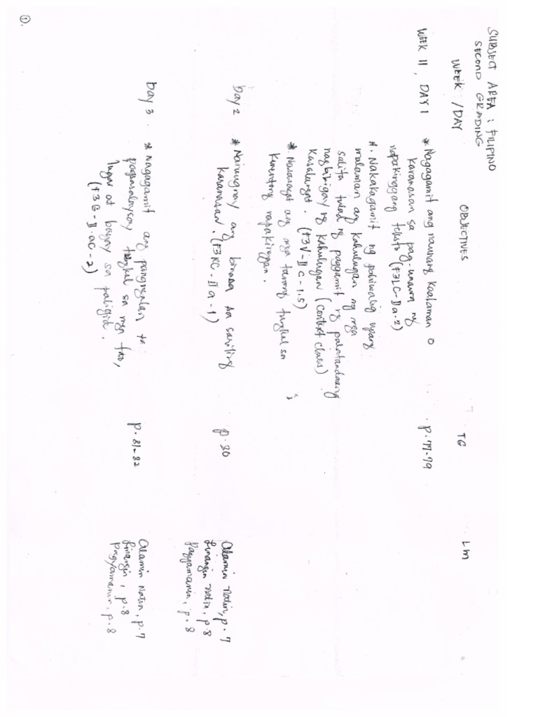 Filipino Matrix | PDF