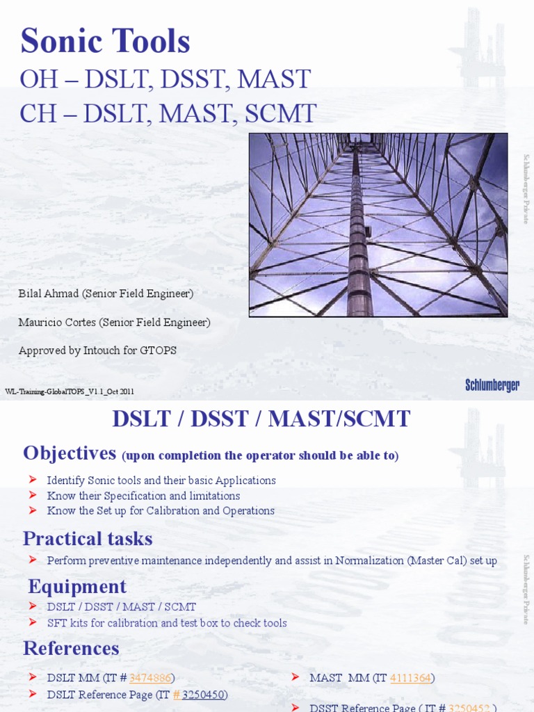 Oh - DSLT, DSST, Mast CH - DSLT, Mast, SCMT: Sonic Tools | PDF | Valve ...