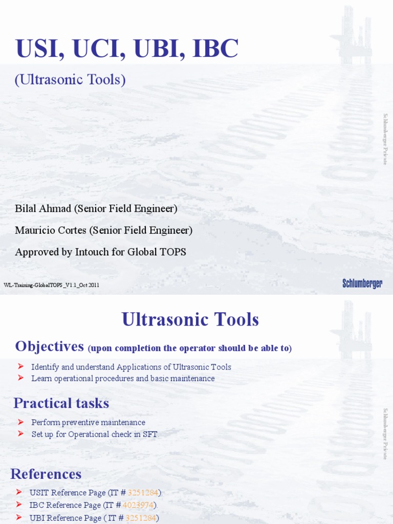 Ultrasonic Tool Operations and Maintenance | PDF | Manufactured Goods ...
