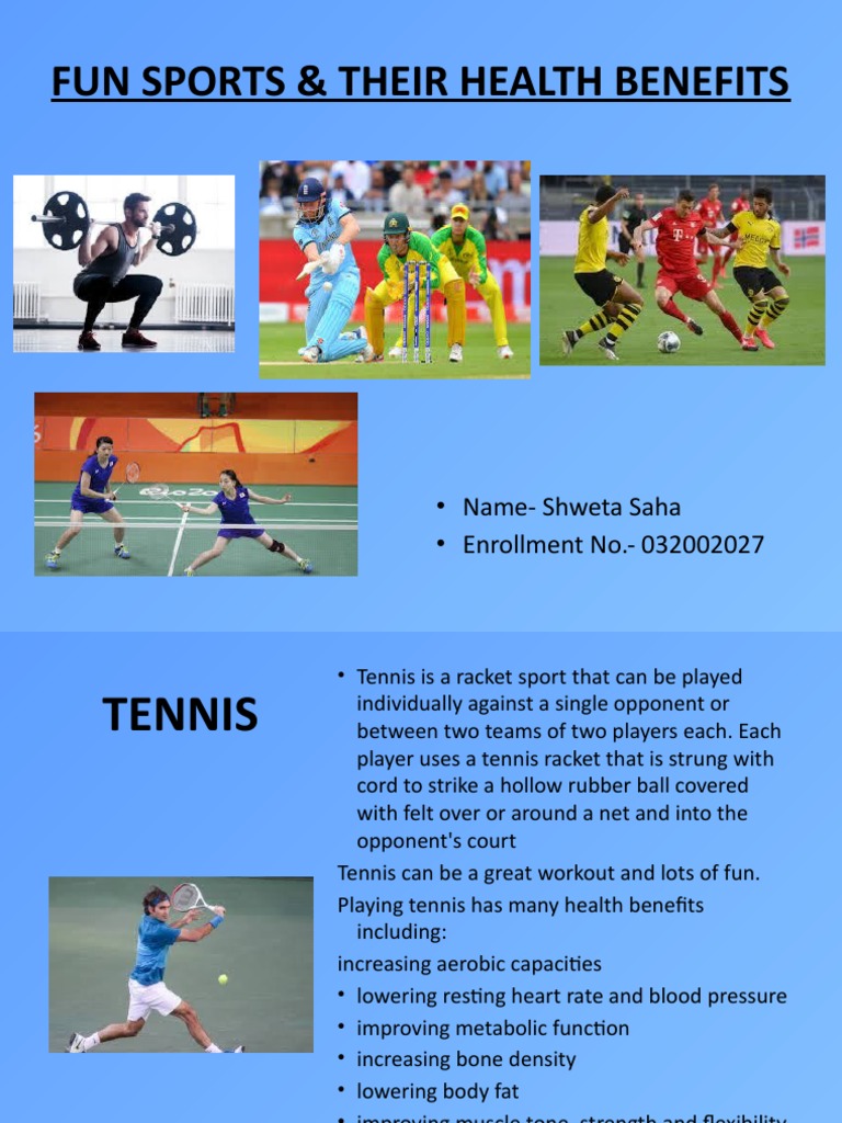 Health Benefits of Playing Sports | PDF | Swimming | Weight Training