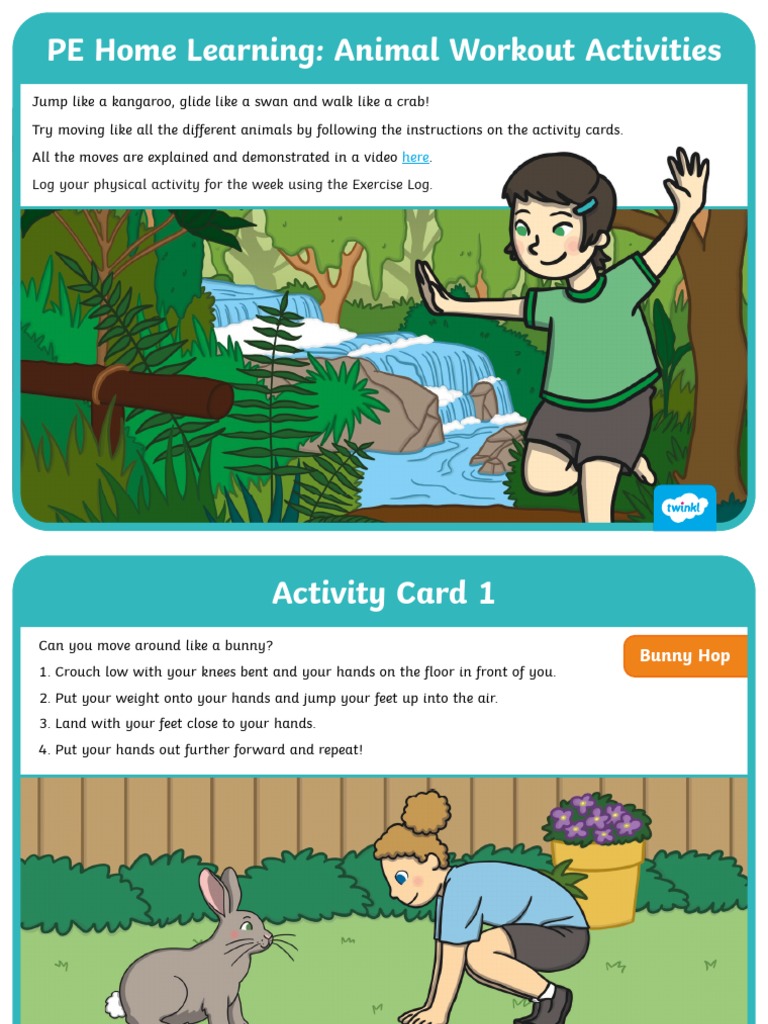 Animal Workout | PDF | Language Arts & Discipline