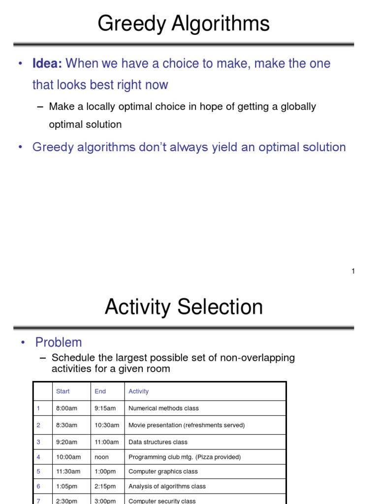 Greedy - Activity - Fractional Knapsack | PDF | Mathematical Logic | Theoretical Computer Science