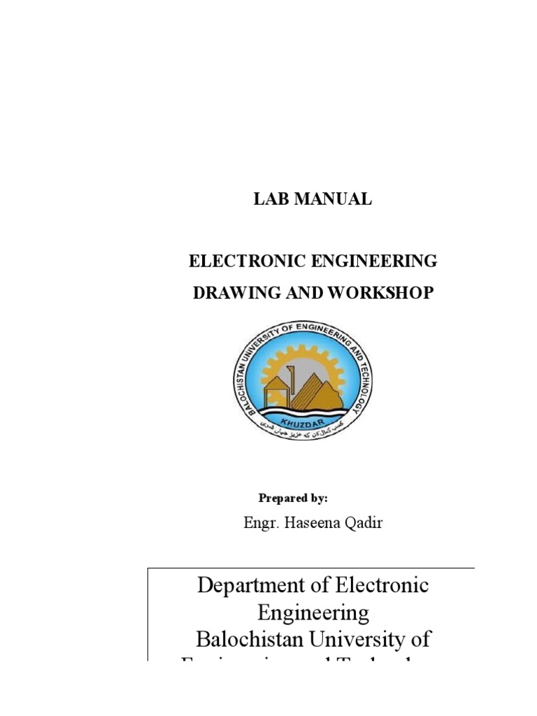 Electronics - Engineering Drawing & Workshop 2020 Batch | PDF ...