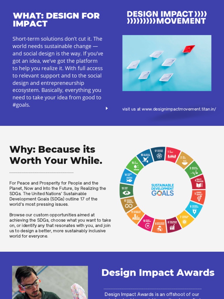 Design Impact Movement (DIM) A Social Initiative by Titan | PDF