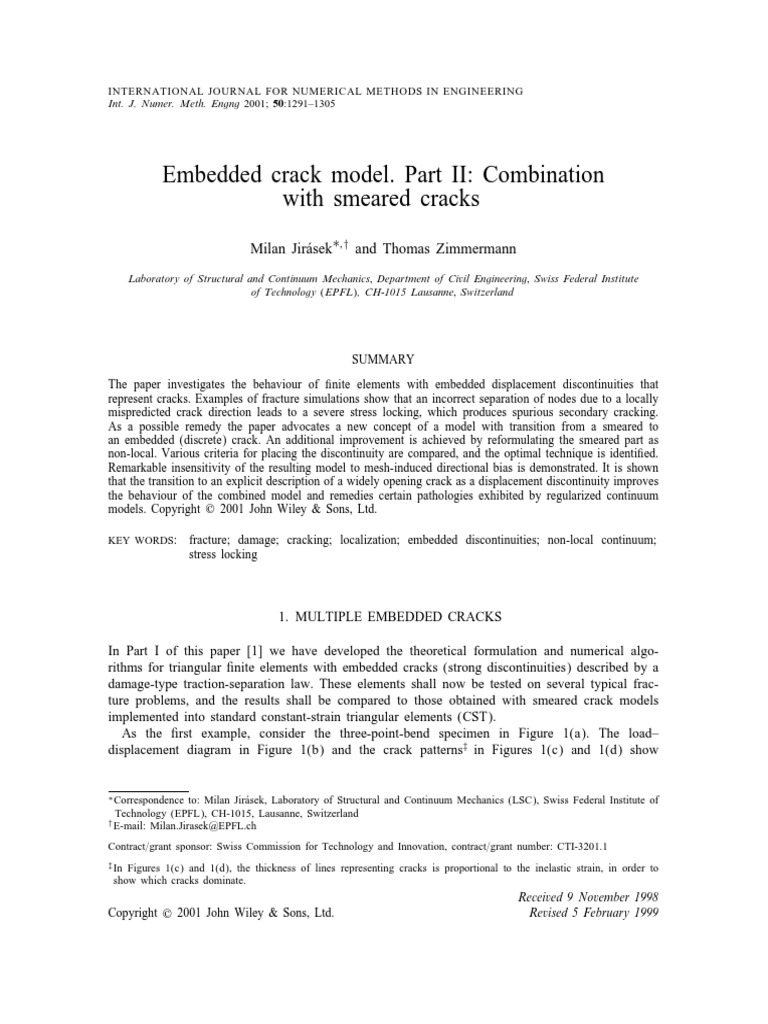 Embedded Crack Model. | PDF | Fracture | Fracture Mechanics
