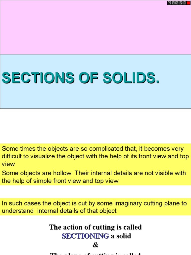 Section of Solids-1 | PDF | Ellipse | Classical Geometry