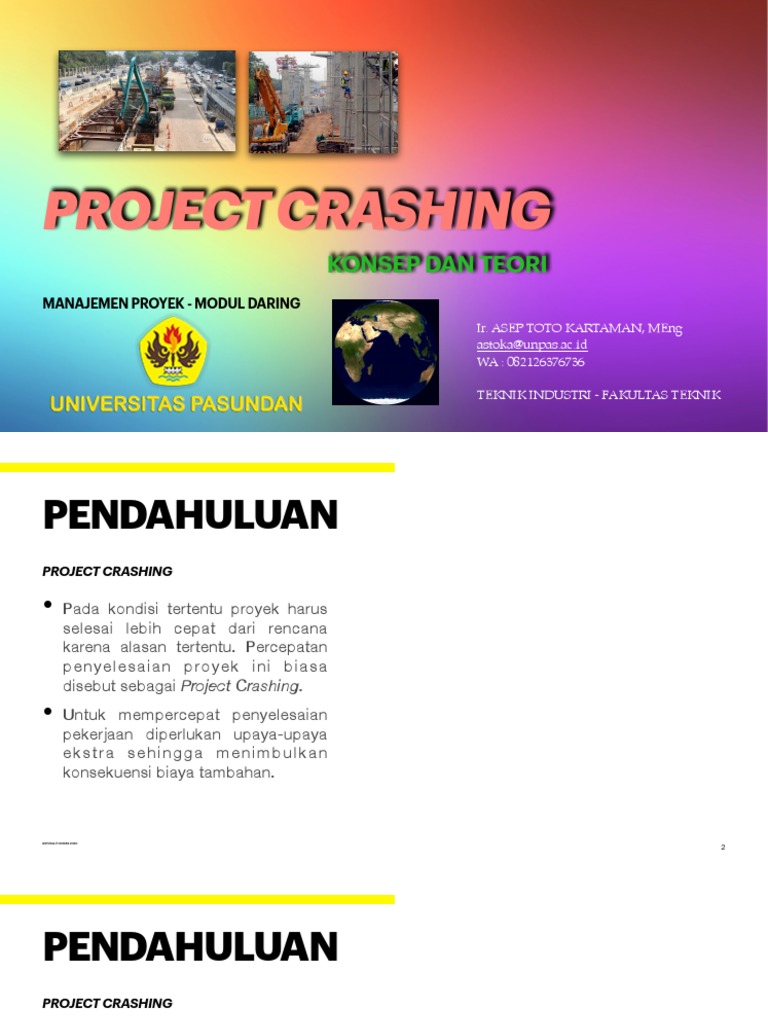 Modul Project Crashing | PDF