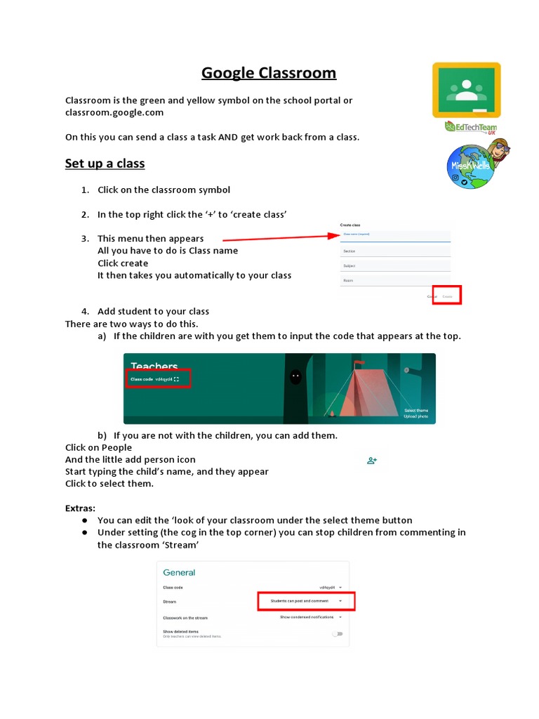 Teacher Google Classroom Sheet | Download Free PDF | Software ...