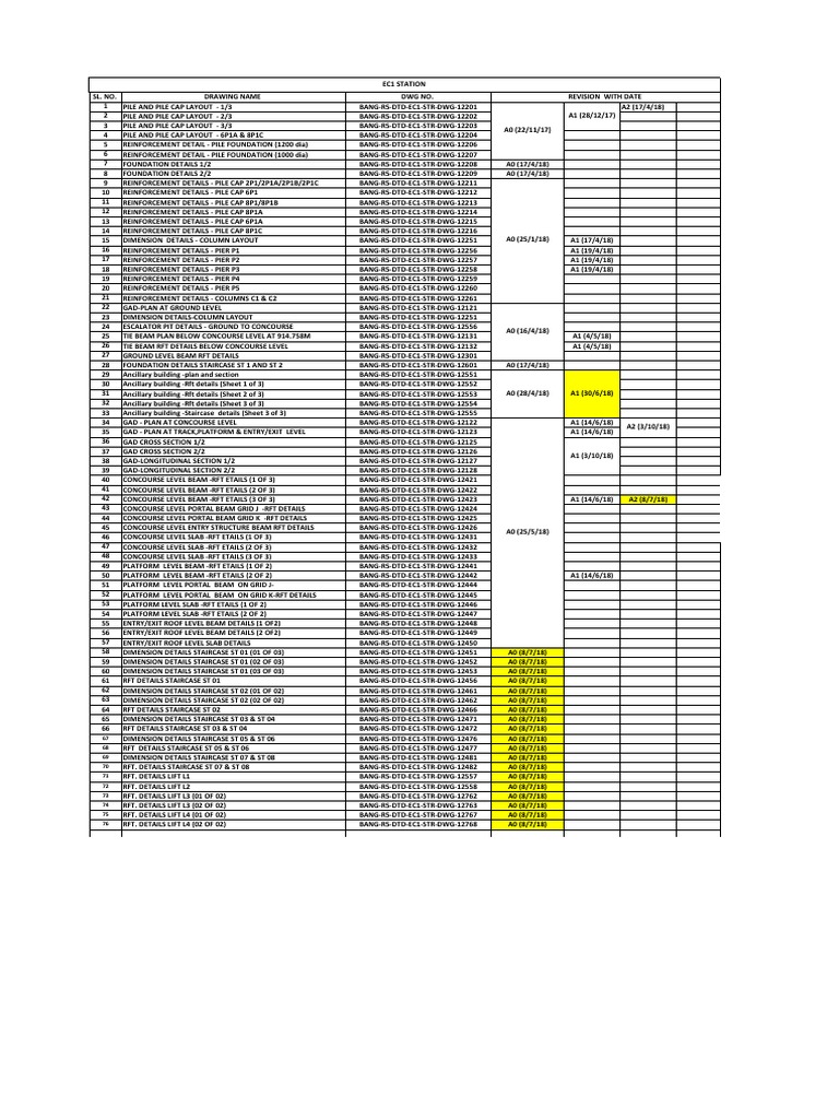 Pile Foundation Drawing Details | PDF | Deep Foundation | Components