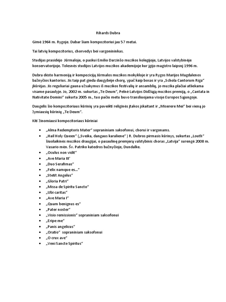 Rihards Dubra | PDF