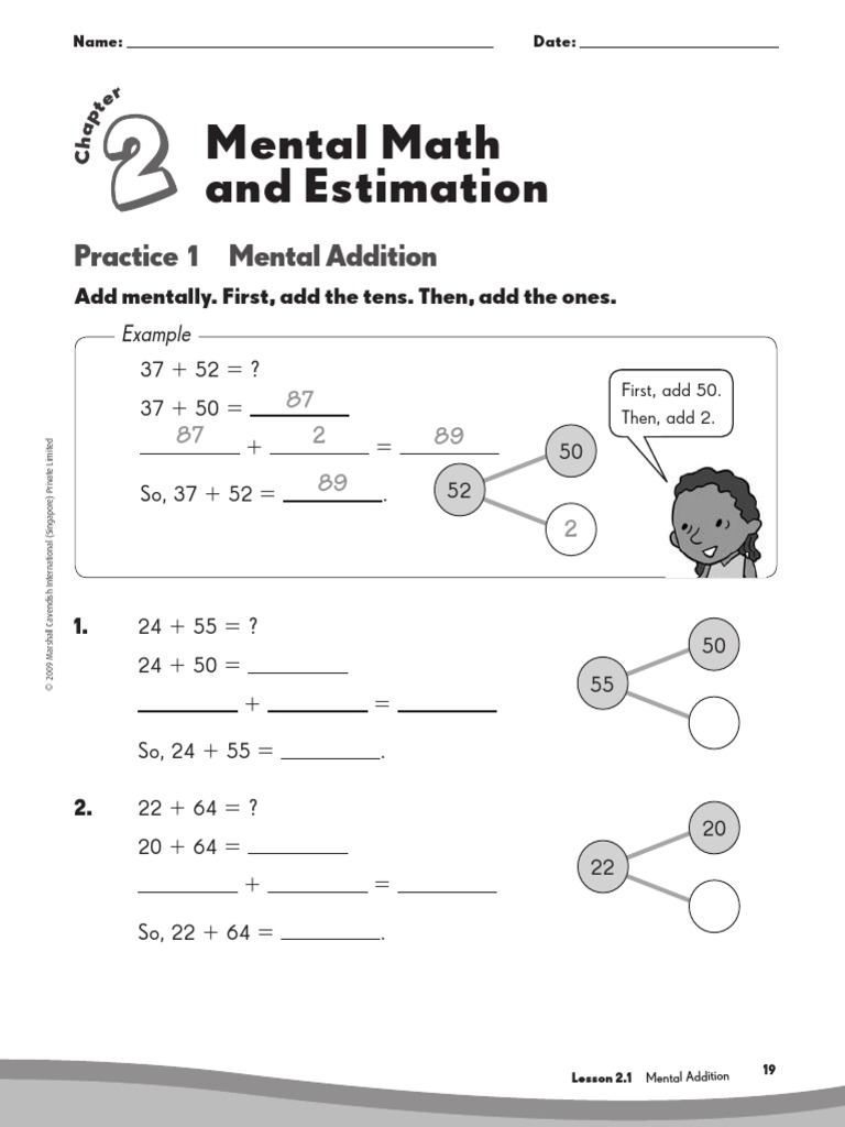 Math in Focus G3 WBChapter 2 | PDF | Subtraction | Numbers