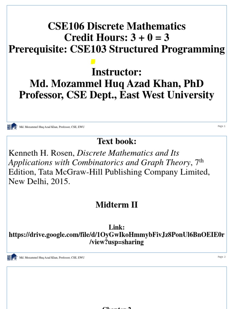 Discreet Mathematics | PDF | Function (Mathematics) | Set (Mathematics)