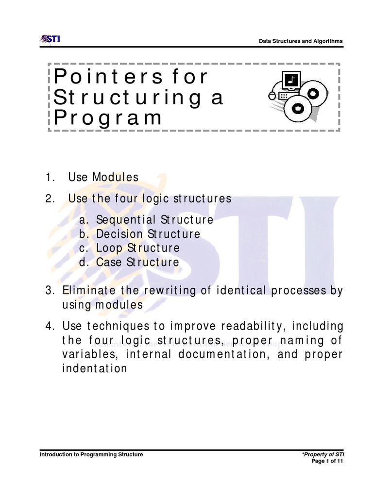 Chapter 4 An Introduction To Programming Structure | PDF | Parameter (Computer Programming ...