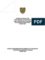 PEDOMAN PENULISAN RANCANGAN AKTUALISASI (RA) Update 28052022 | PDF