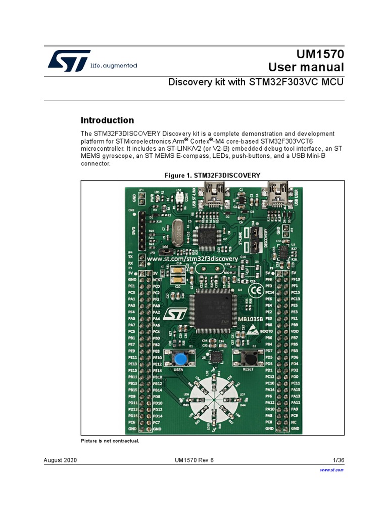 STM32F3DISCOVERY - User Manual | PDF | Manufactured Goods | Computer ...