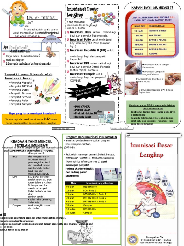 Leaflet-Imunisasi | PDF