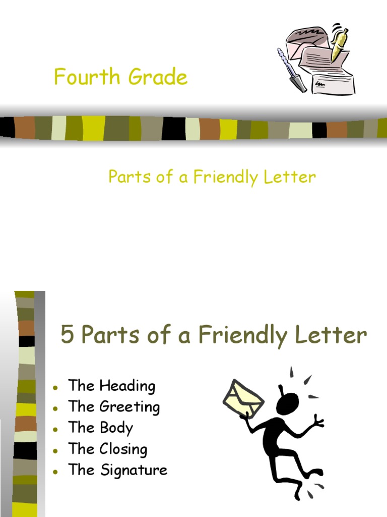 Parts of A Friendly Letter | PDF