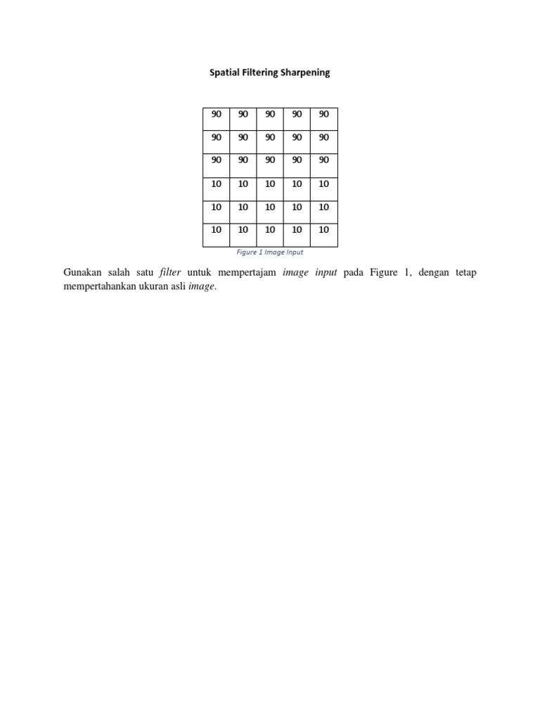Image Sharpening with Spatial Filters | PDF | Signal Processing ...