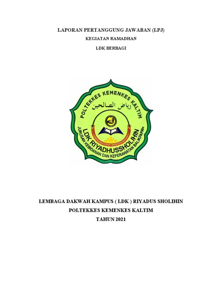 LPJ LDK Berbagi Romadhan | PDF