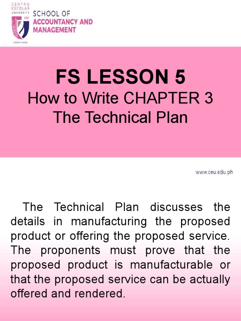 Fs Lesson 5 How To Write Chapter 3 | PDF | Labour Economics | Microsoft ...