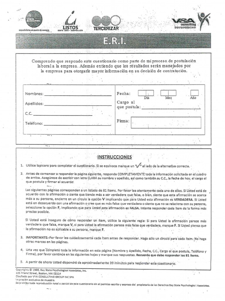 Cuadernillo Eri | PDF