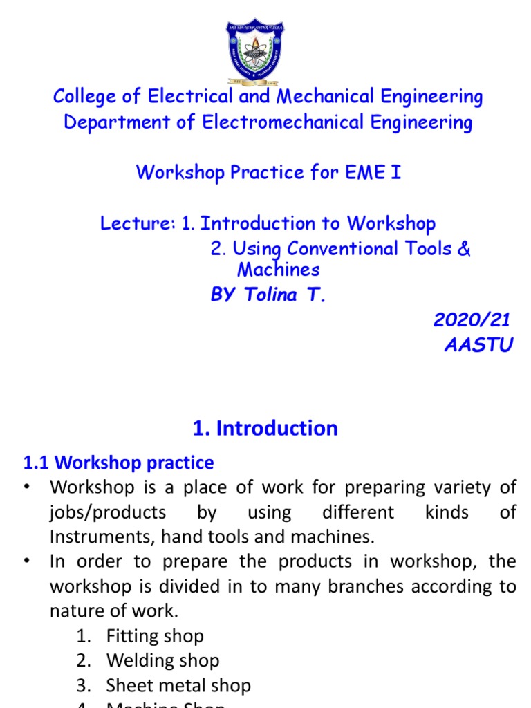Workshop Introduction Pdf Drilling Metalworking