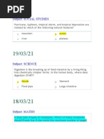 Indianschoolsohar - Class V - ASSET Exam Sample Questions | PDF | Test ...