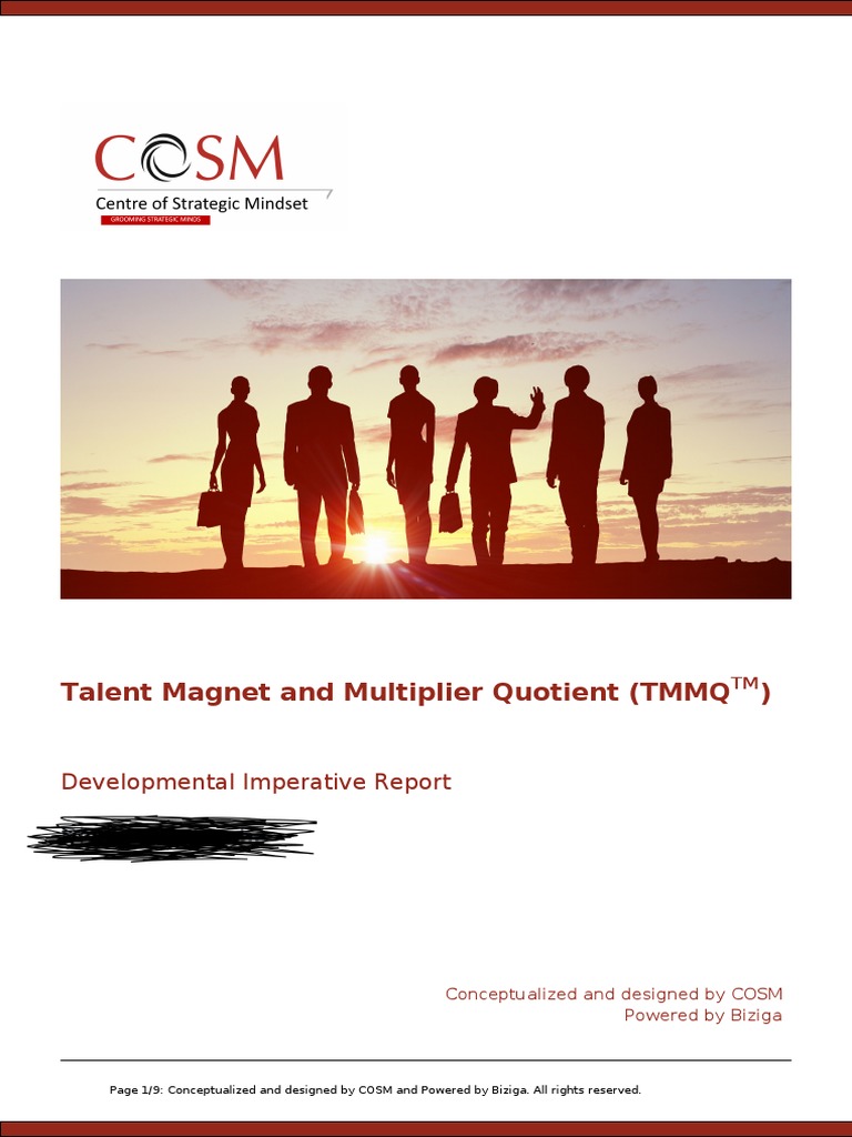 Talent Magnet and Multiplier Quotient (TMMQ) : Developmental Imperative ...