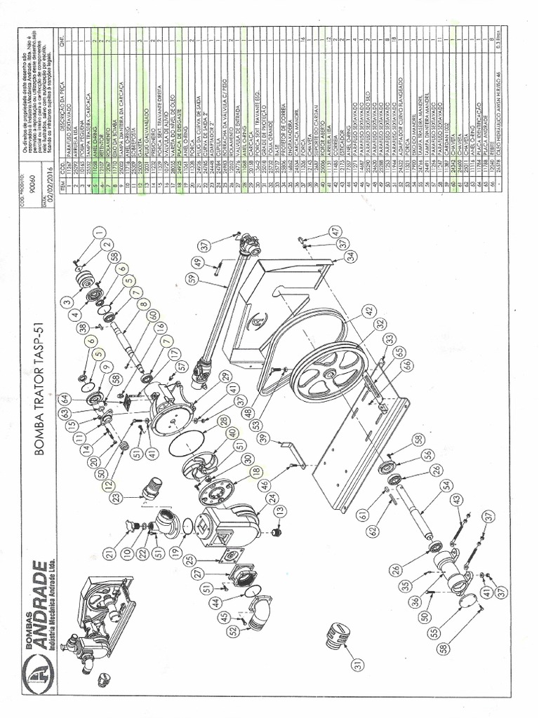 Catalogo Bomba Tasp 51 - Tanque Pipa | PDF