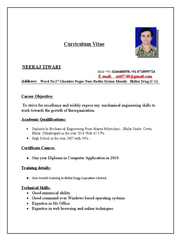 Neeraj Resume-1 | PDF