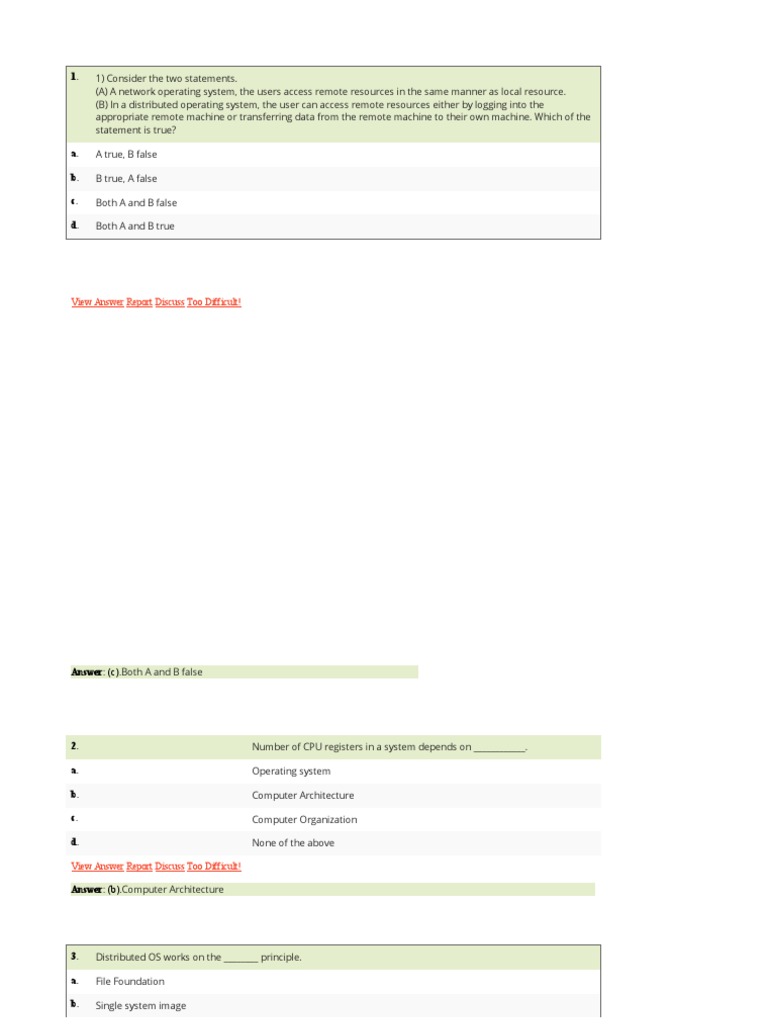 Distributed Systems | PDF | Operating System | File System