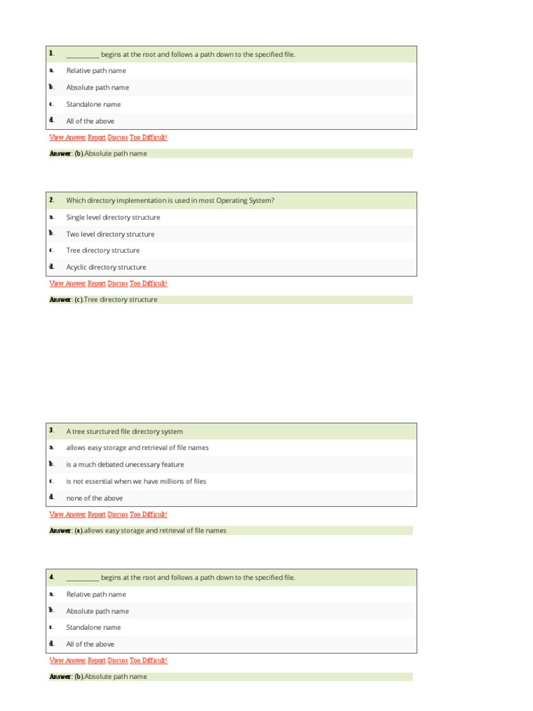 Files and Directories | PDF | File System | Directory (Computing)