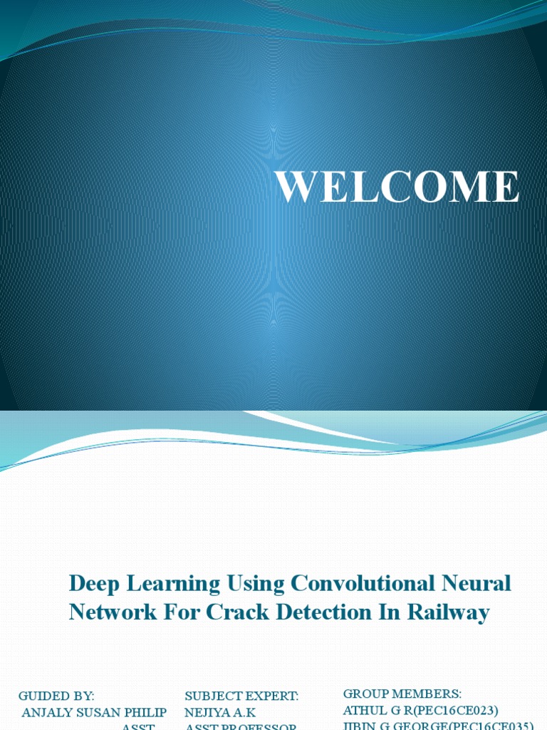 BATCH 14 Deep Learning Using Convolutional Neural Network For Crack ...