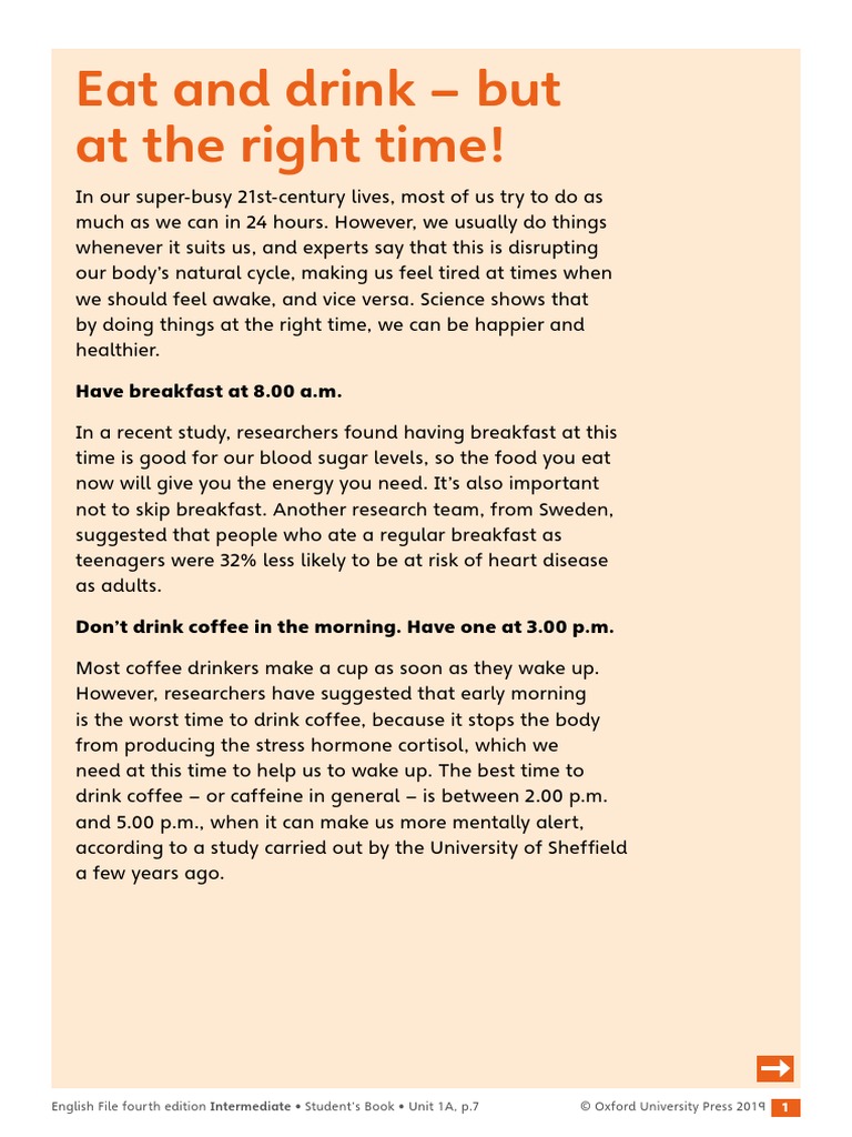 EF4e Intermediate Dyslexia Texts | PDF