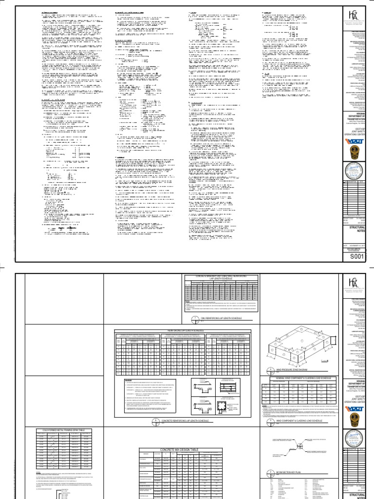 Structural Notes: Virginia Department of Transportation | PDF ...