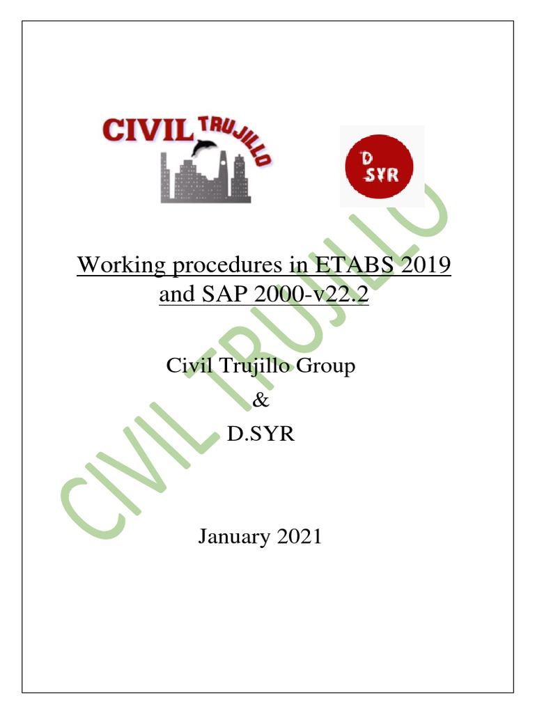 ETABS 2019 & SAP 2000 v22.2 Manual | PDF | Structural Analysis | Beam ...