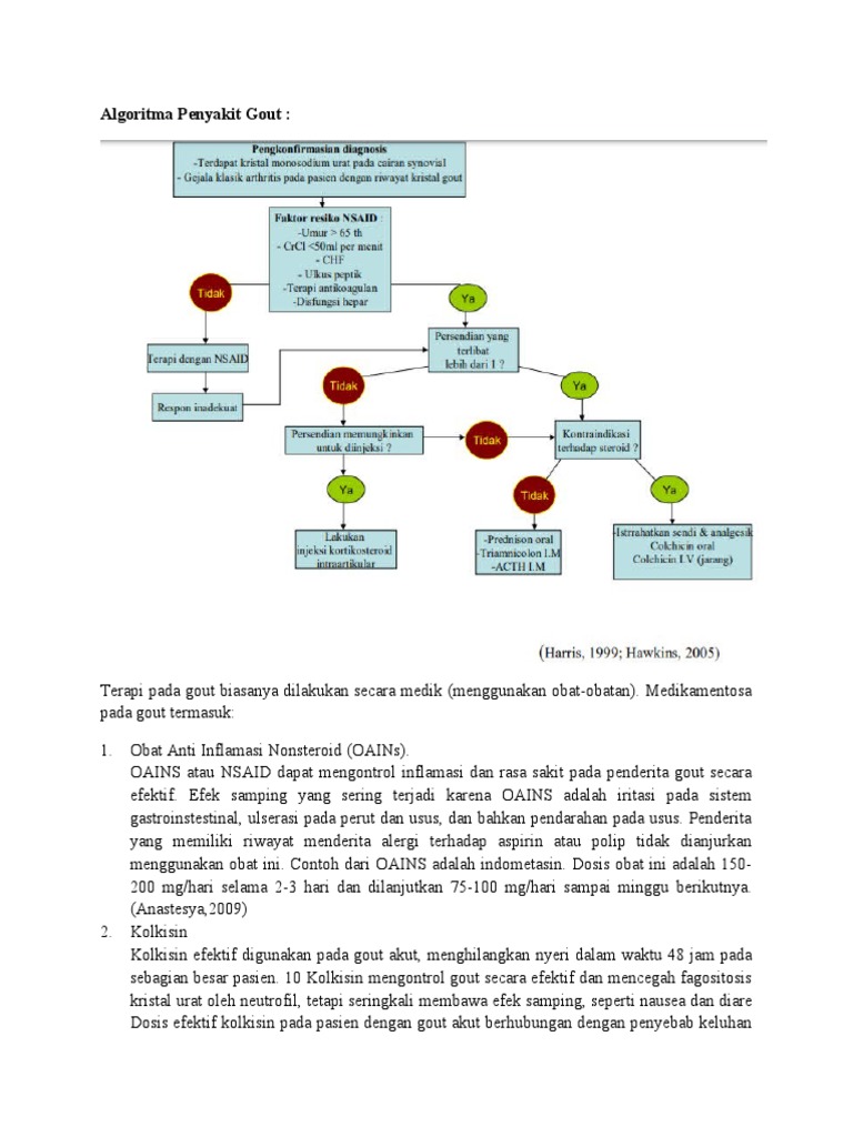 Tatalaksana Terapi Gout Akut | PDF | Kesehatan Holistik