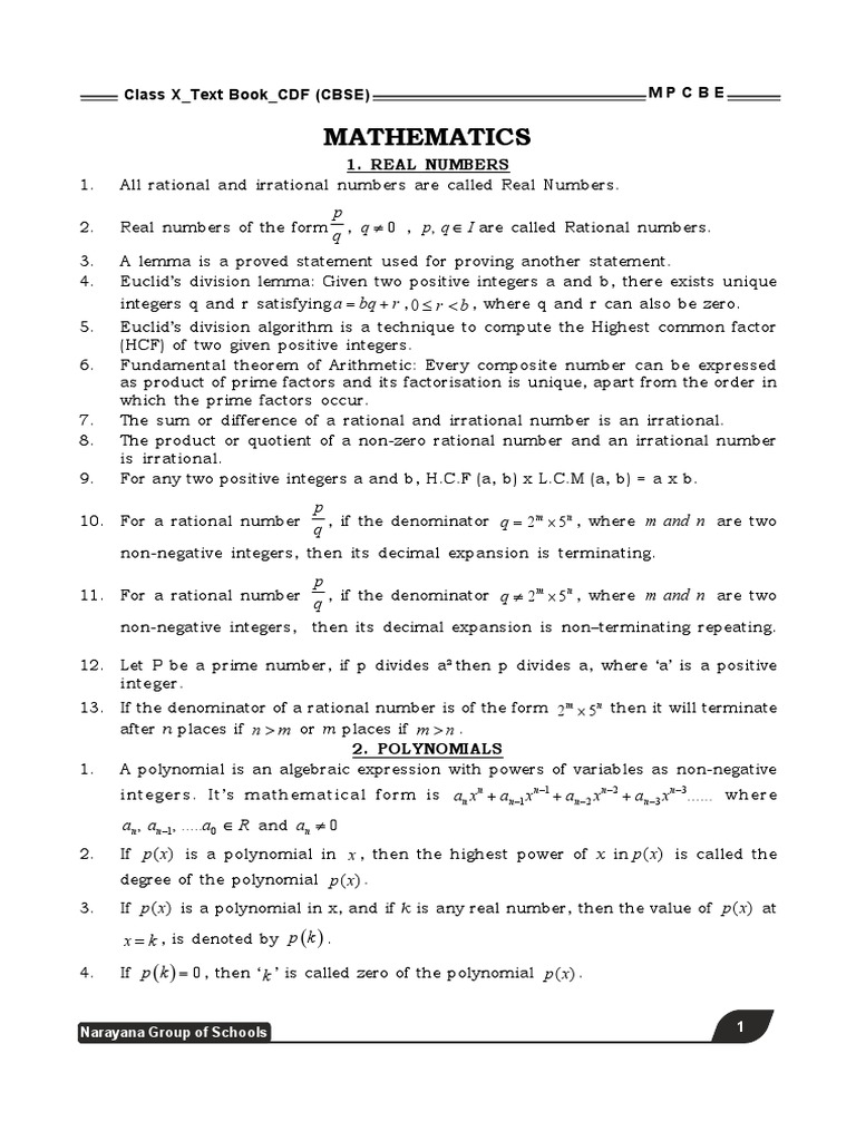 Maths Class 10 CDF | PDF | Trigonometric Functions | Circle