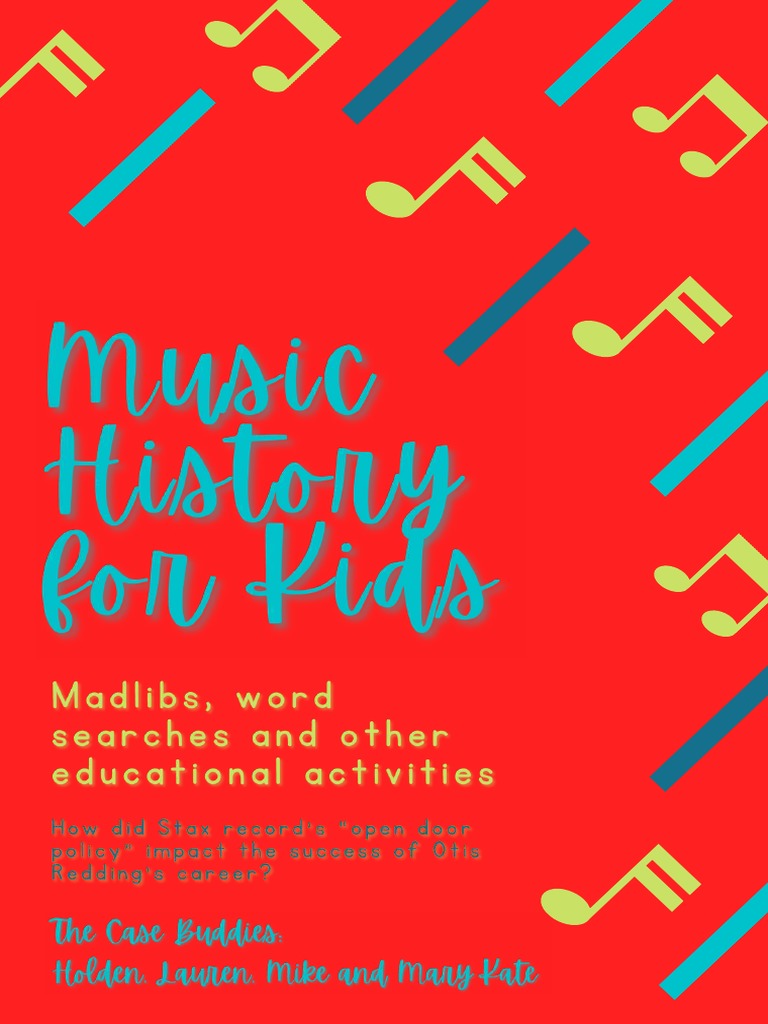 Music History For Kids Activity Book 1 | PDF