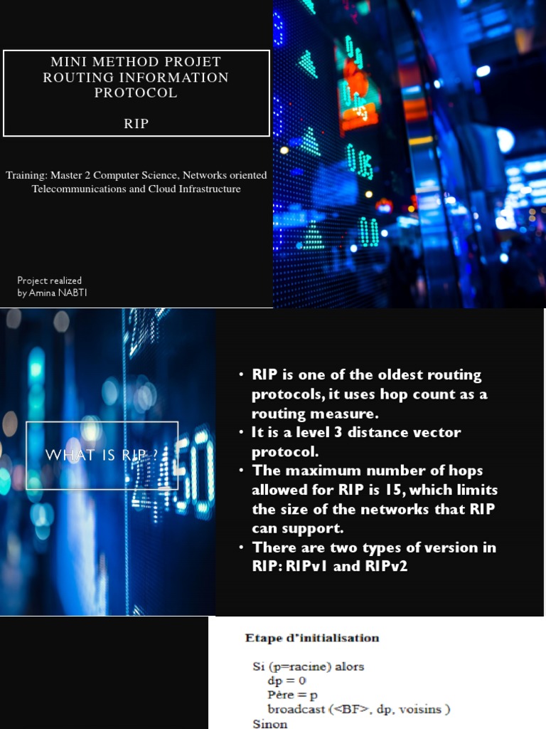 Bellman Ford Algorithm In Routing Information Protocol Rip Slides Pdf Science 