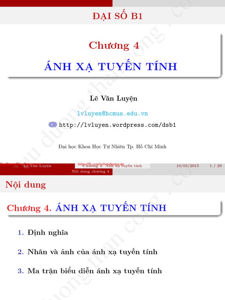 Dai SO Tuyen Tinh ANh Xa Tuyen Tinh | PDF