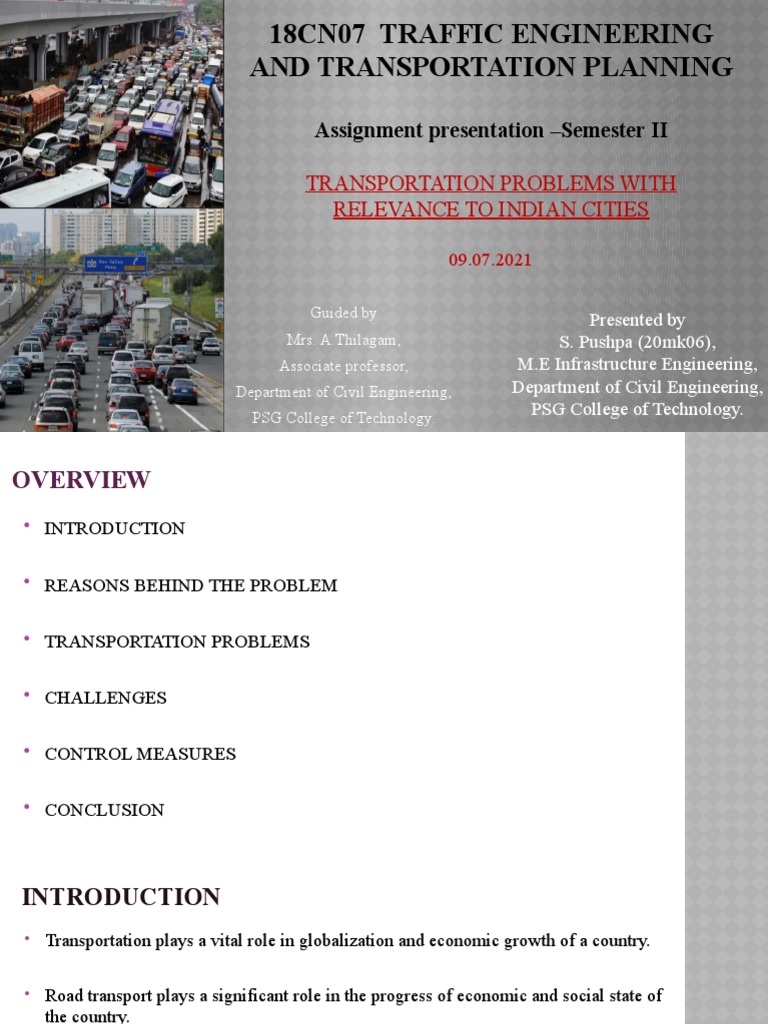 Traffic Engineering and Transportation Planning (Autosaved) | PDF ...