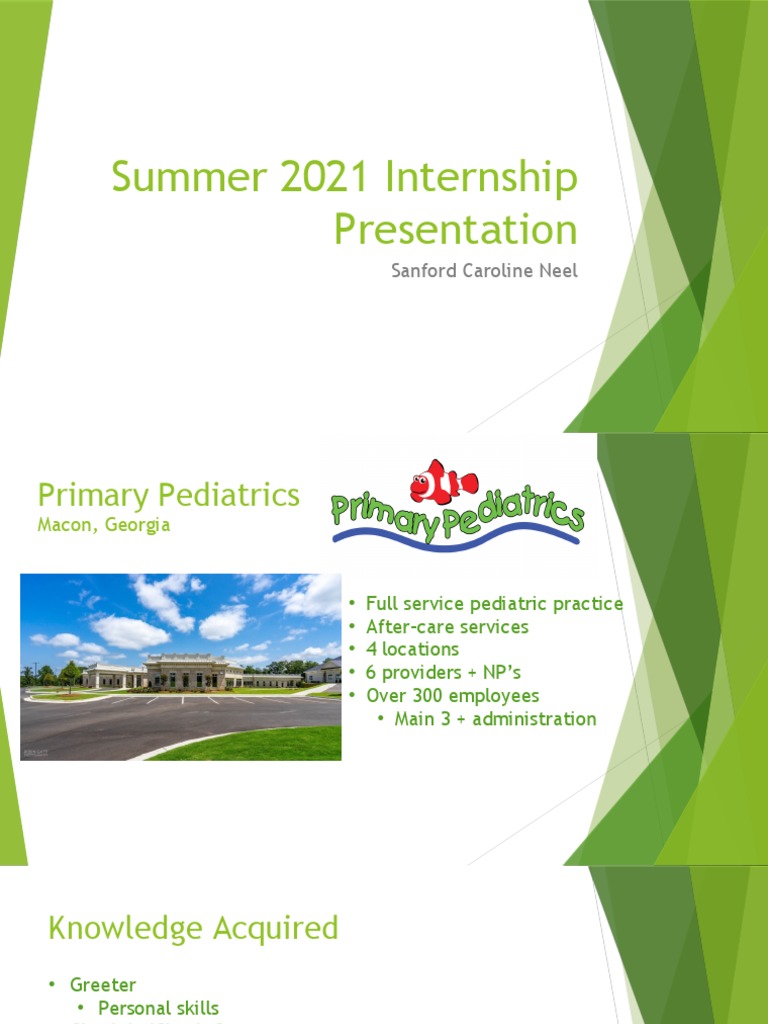 Sanford Caroline Neel Presentation | PDF | Wellness