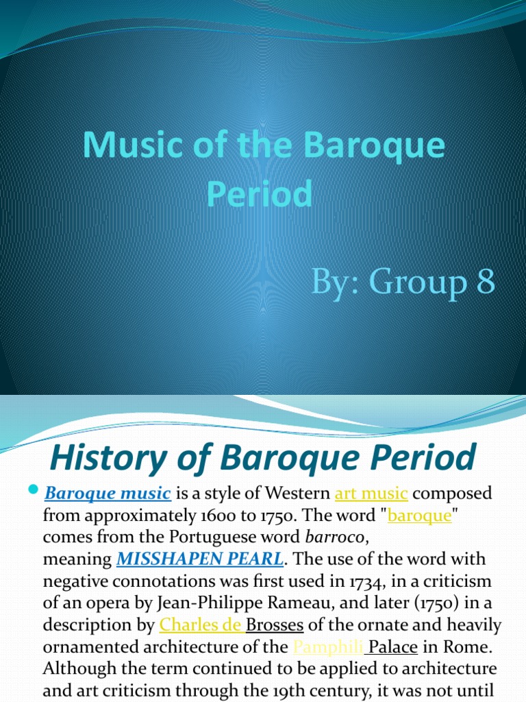 Music of The Baroque Period | PDF | Baroque Music | Concerto