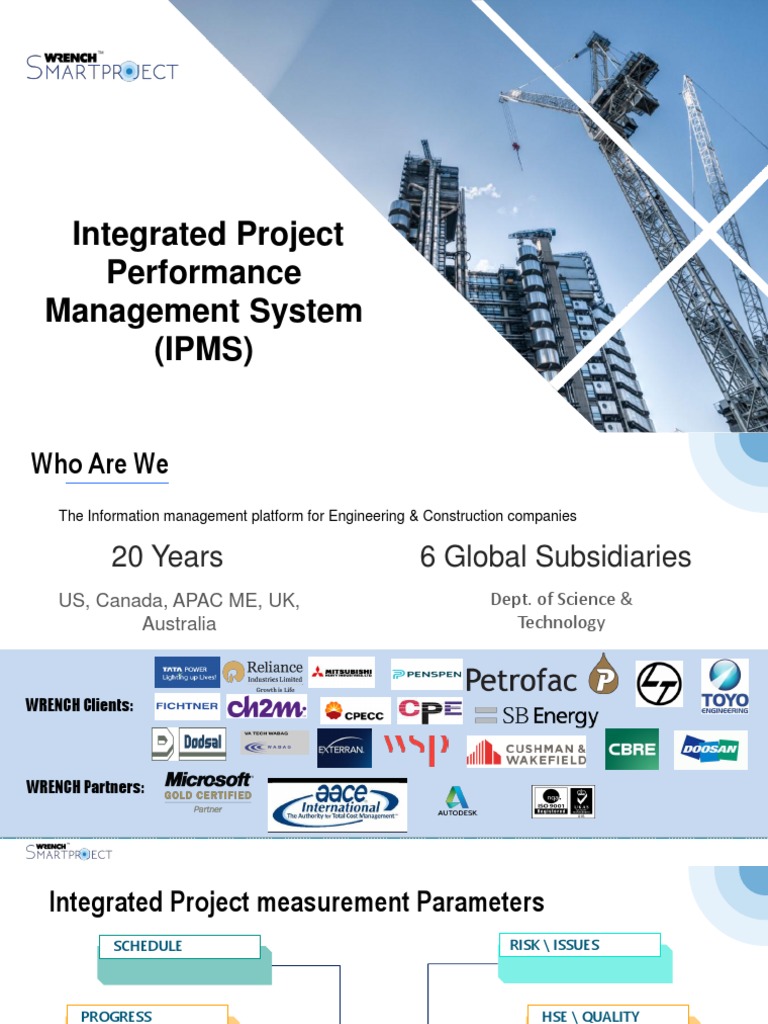 Integrated Project Performance Management System (IPMS) : Varghese ...
